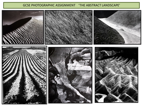 Photographic Assignment 'Abstract Landscape' | Teaching Resources
