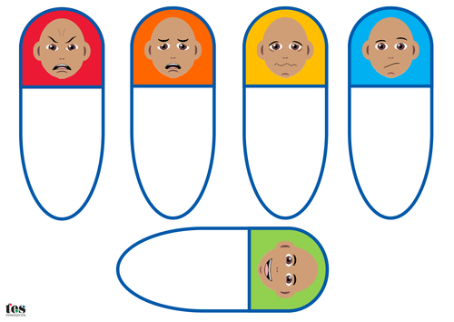 Colour Coded Feelings Fan by tesAutism - Teaching Resources - Tes