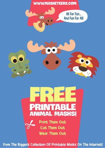Free Animal Masks | Teaching Resources