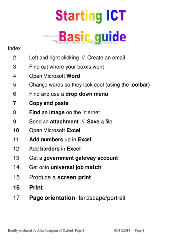 Functional Skills Entry ICT guide | Teaching Resources