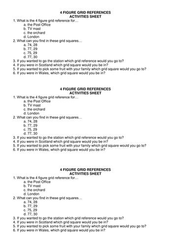Katie Morag Grid Referencing Worksheet by jodieclayton - Teaching ...
