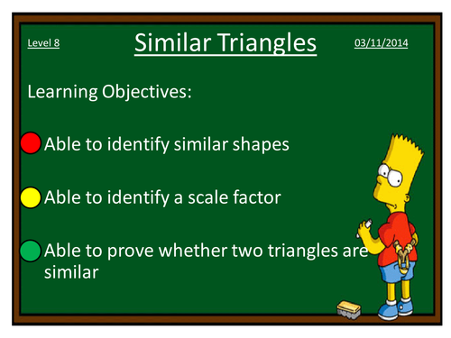 KS3/KS4 Maths Similar Triangles | Teaching Resources