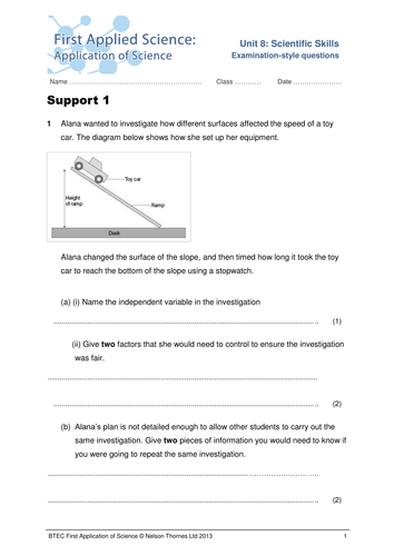 BTEC First Applied Science 2012 worksheets | Teaching Resources BTEC First Applied Science 2012 worksheets | Teaching Resources