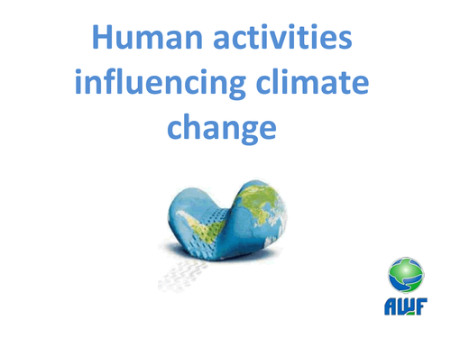 Human activities causing climate change | Teaching Resources Human activities causing climate change | Teaching Resources