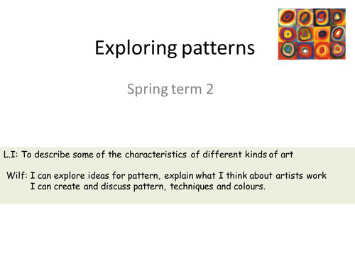 6: Where can you find patterns? | TES
