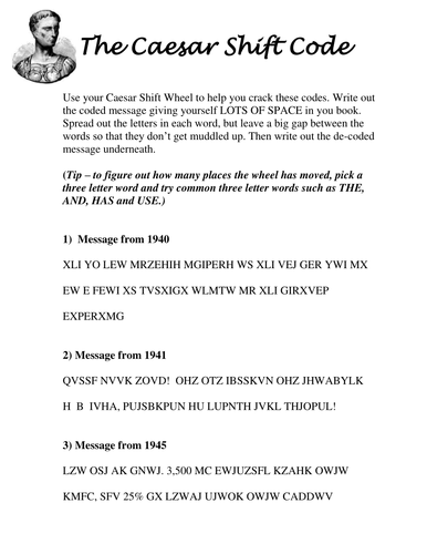 WW2 cross-curricular codebreaking project by chk242 - Teaching ...