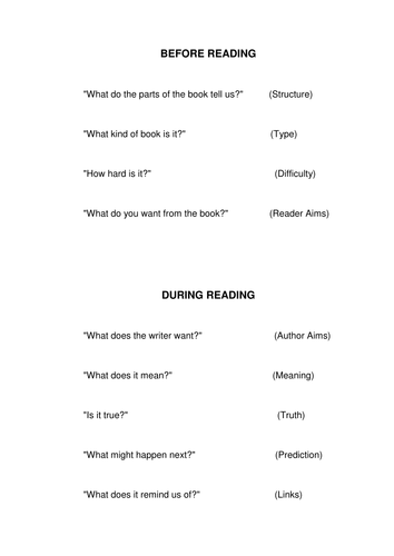 Paired thinking - Prompt sheets | Teaching Resources