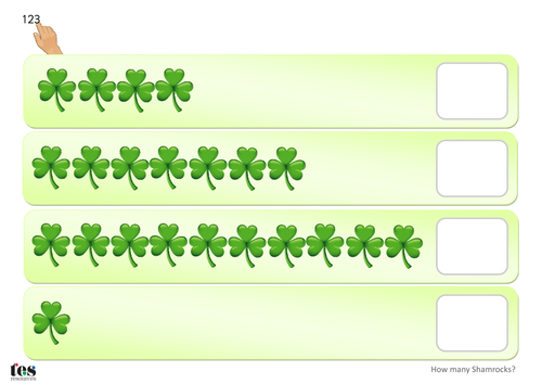 How Many Shamrocks? TEACCH Activity | Teaching Resources