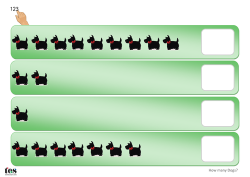 How Many Dogs? TEACCH Activity | Teaching Resources