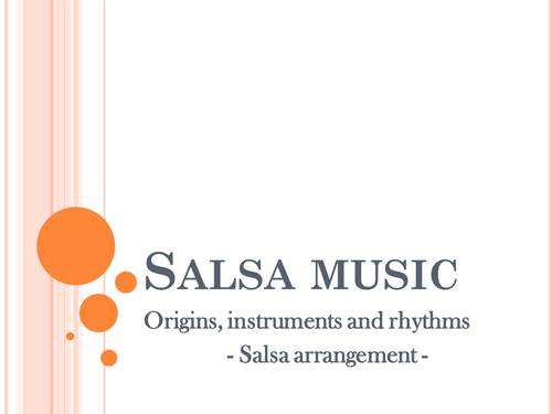 Introduction to Salsa music | Teaching Resources