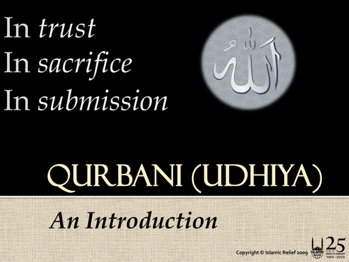 Qurbani (Udhiya): An Introduction | Teaching Resources