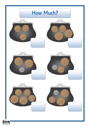 How Much? Money activity up to 10p | Teaching Resources
