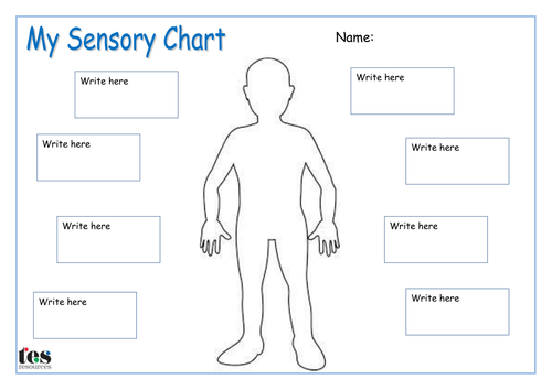 Editable Sensory Charts | Teaching Resources