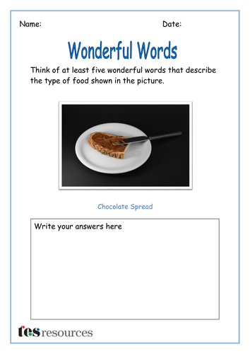 SPaG - Wonderful Words Worksheets - Comic Sans | Teaching Resources