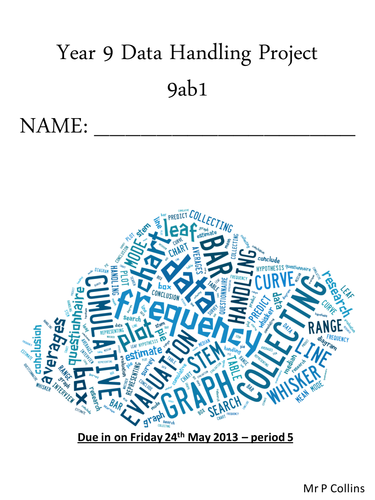 KS3 Data Handling Project | Teaching Resources