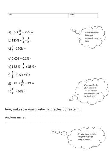 Mixed Worded Fractions Decimals Percentages Questions (Exam Style) by ...