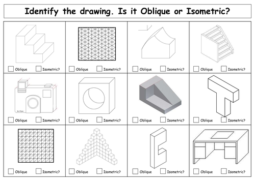 Oblique Drawing Exercises Oblique Drawing Exercises