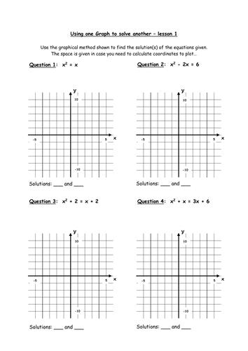 Using one graph to solve another | Teaching Resources