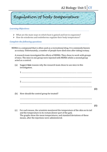 Temperature Regulation Biology