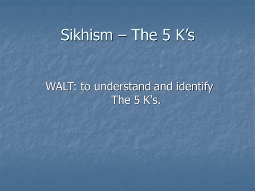 Sikhism and the 5K's Marketplace Activity by terriannisis19 - Teaching ...