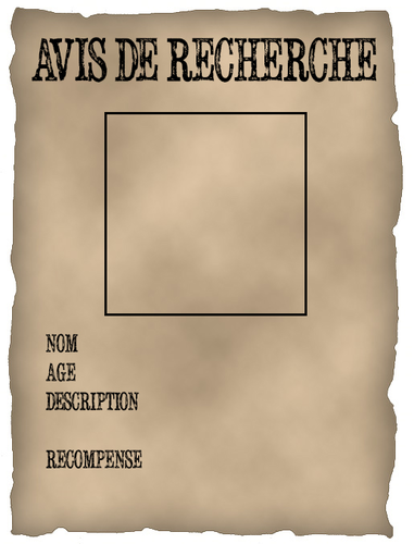 KS3 KS4 French - Wanted poster by petwouters - Teaching Resources - Tes