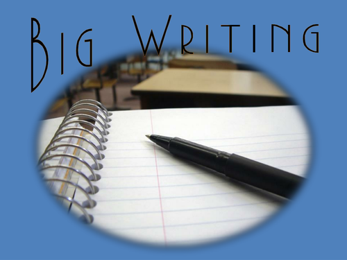 PowerPoint for Staff Meeting on Big Writing. | Teaching Resources