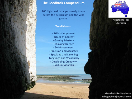 The Feedback Compendium | Teaching Resources