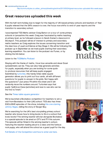 Great resources uploaded | Teaching Resources