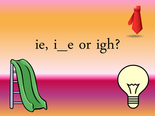 The i_e, ie and igh family | Teaching Resources