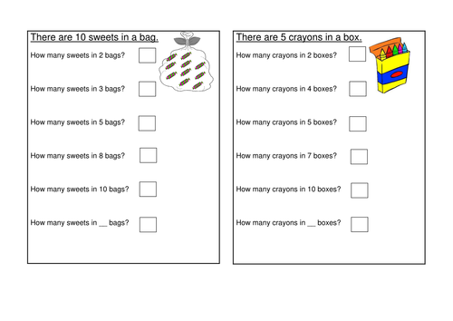 Counting in 2s, 5s, 10s to solve problems | Teaching Resources