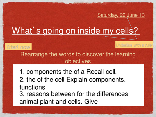 Introduction to cells | Teaching Resources