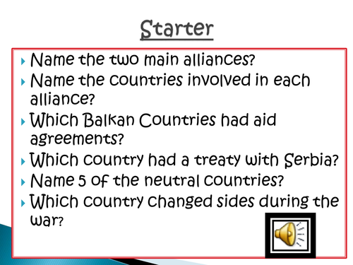 Causes of WWI-Militarism | Teaching Resources Causes of WWI-Militarism | Teaching Resources