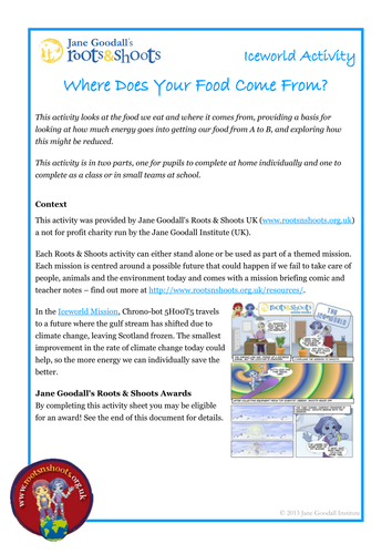 Lesson on Seasonal Food and Food Miles (Resources and PP) by - UK ...