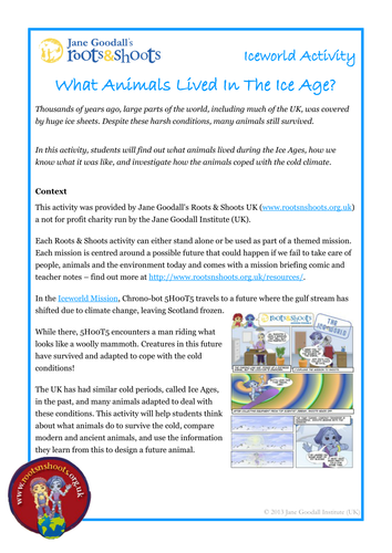 Animals of the Ice Age | Teaching Resources