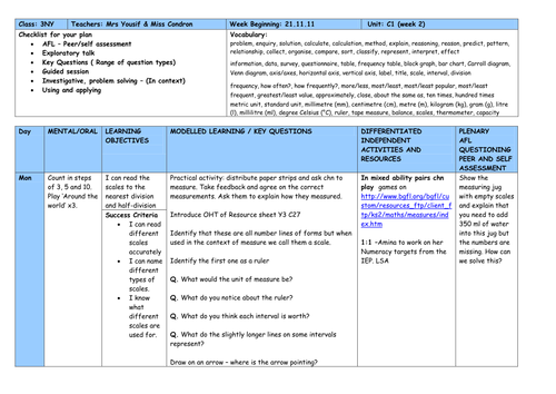 Numeracy Year 3 Block C Unit 1 | Teaching Resources