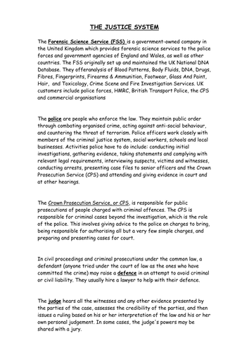 BTEC Level 2 - Unit 13 (Forensics) Assignment 5 | Teaching Resources