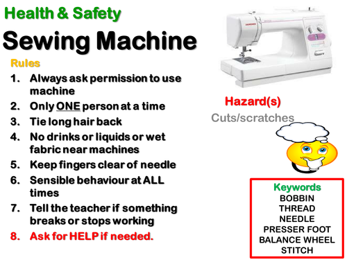 TEXTILES Classroom Display Hazard/Safety Cards - Docs.com