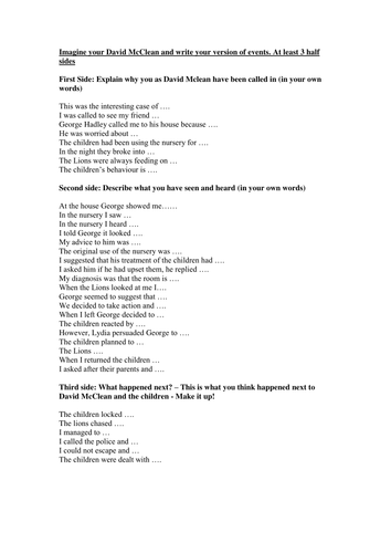 CAMBRIDGE IGCSE The Illustrated Man Ray Bradbury 1 | Teaching Resources