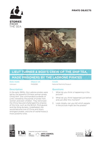 Pirate Images - Lt Turner Made Prisoner | Teaching Resources