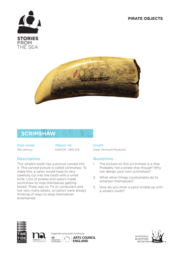 Pirate Images - Scrimshaw | Teaching Resources