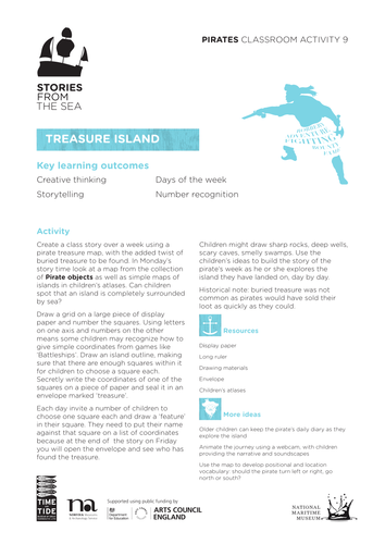 Pirate Activities - Treasure Island | Teaching Resources