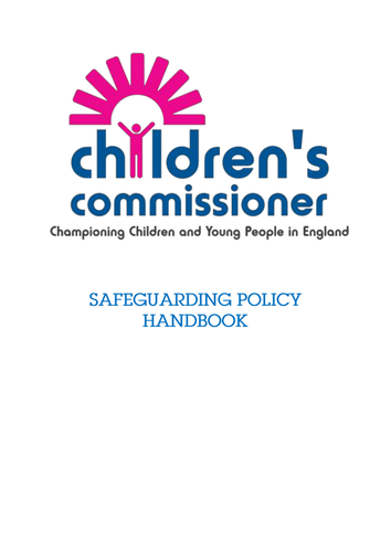OCC Safeguarding Policy Handbook | Teaching Resources