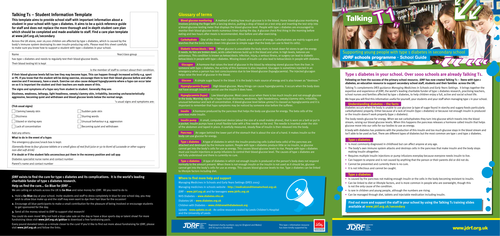 Type 1 Diabetes Secondary School Guide | Teaching Resources