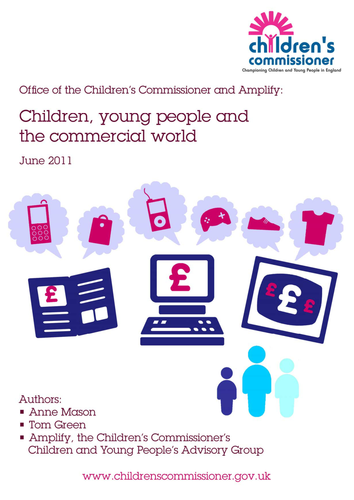 Children, Young People & the Commercial World | Teaching Resources