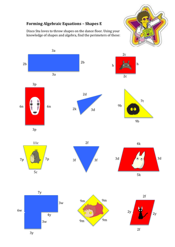 Forming Algebraic Equations for perimeter | Teaching Resources Forming Algebraic Equations for perimeter | Teaching Resources