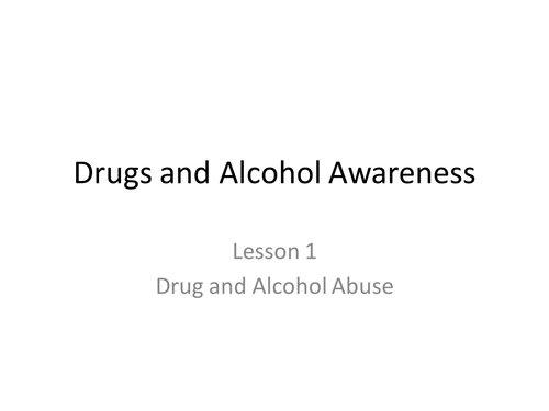 Drug and Alcohol Awareness resources | Teaching Resources