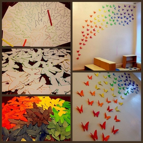 Butterfly Wall Community Art | Teaching Resources