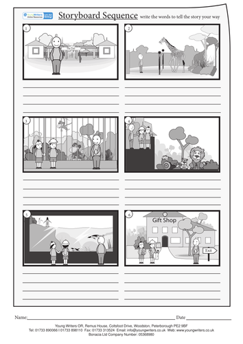 Zoo Storyboard | Teaching Resources