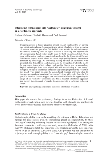 Integrating technologies into ‘‘authentic’’ design | Teaching Resources