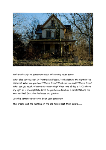 Descriptive writing | Teaching Resources